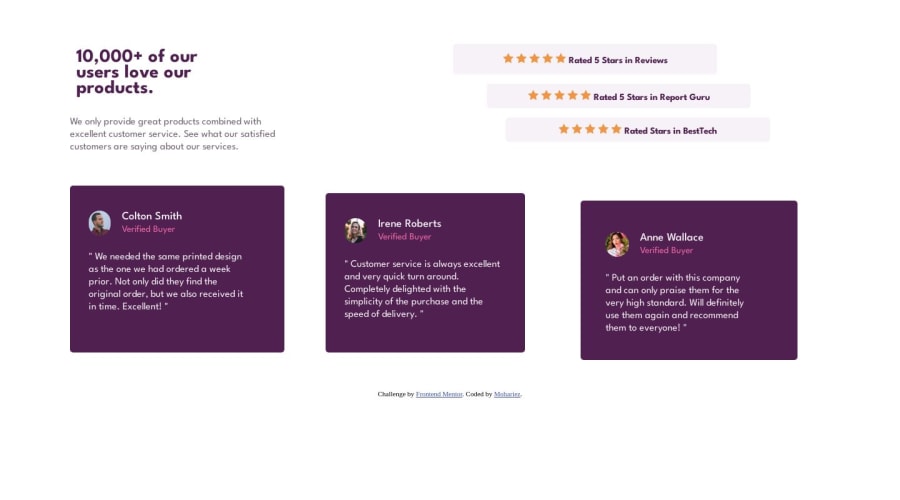 Frontend Mentor | Social-proof-section-master using Css grid coding ... Frontend Mentor | Social-proof-section-master using Css grid coding ...
