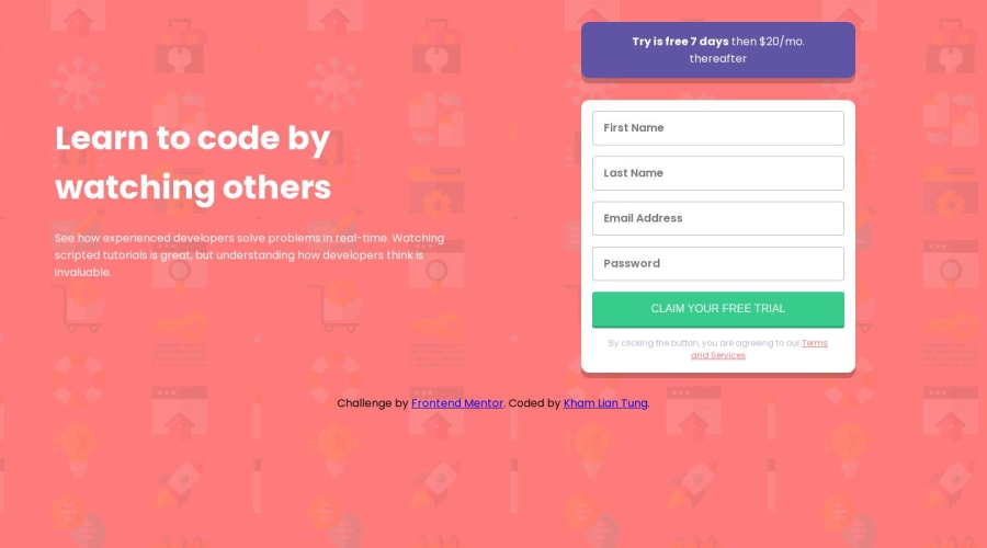 Frontend Mentor Responsive Using Grid Mobile First Css Reset And Css Variable Usage Coding