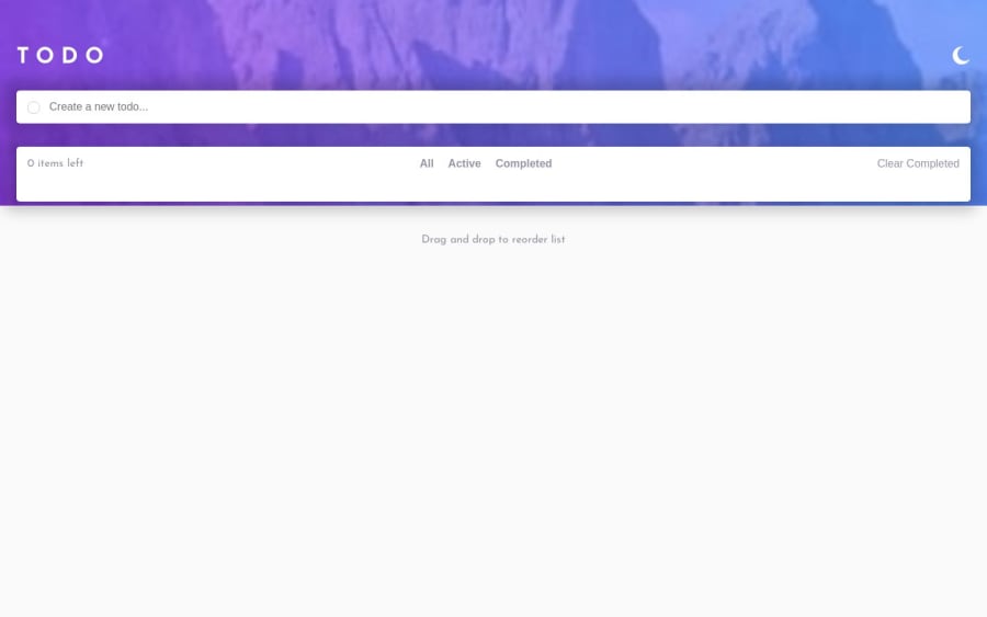 Frontend Mentor | Todo app functional SCSS,JS Vanilla coding challenge ... Frontend Mentor | Todo app functional SCSS,JS Vanilla coding challenge ...