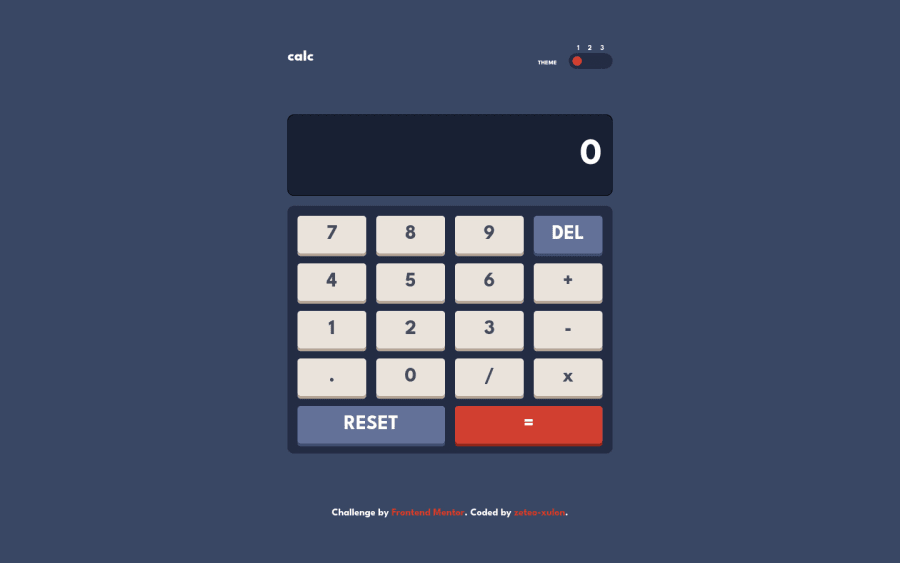Frontend Mentor Calculator App With Reactjs Test With Jest Versionning Git And Github Coding 2710