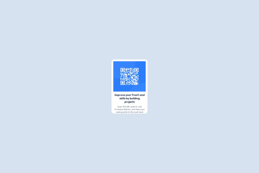 Frontend Mentor | QR Code HTML CSS coding challenge solution