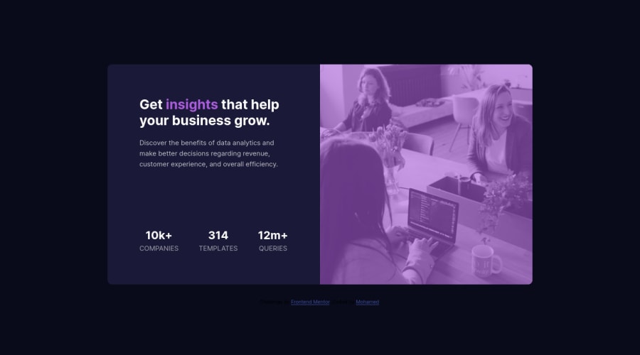 Frontend Mentor Stat Preview Card Using Css And Html Coding Challenge Solution