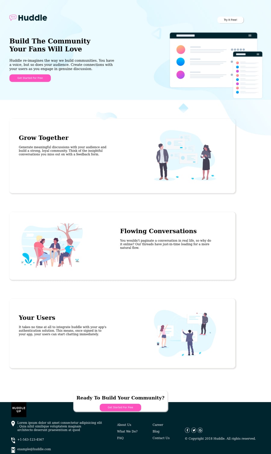 Frontend Mentor Css Html Css Grid And Flex Coding Challenge Solution