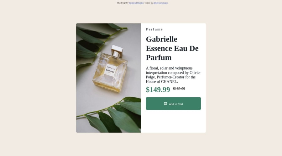Frontend Mentor Product Preview Card Component Using Html And Css Coding Challenge Solution
