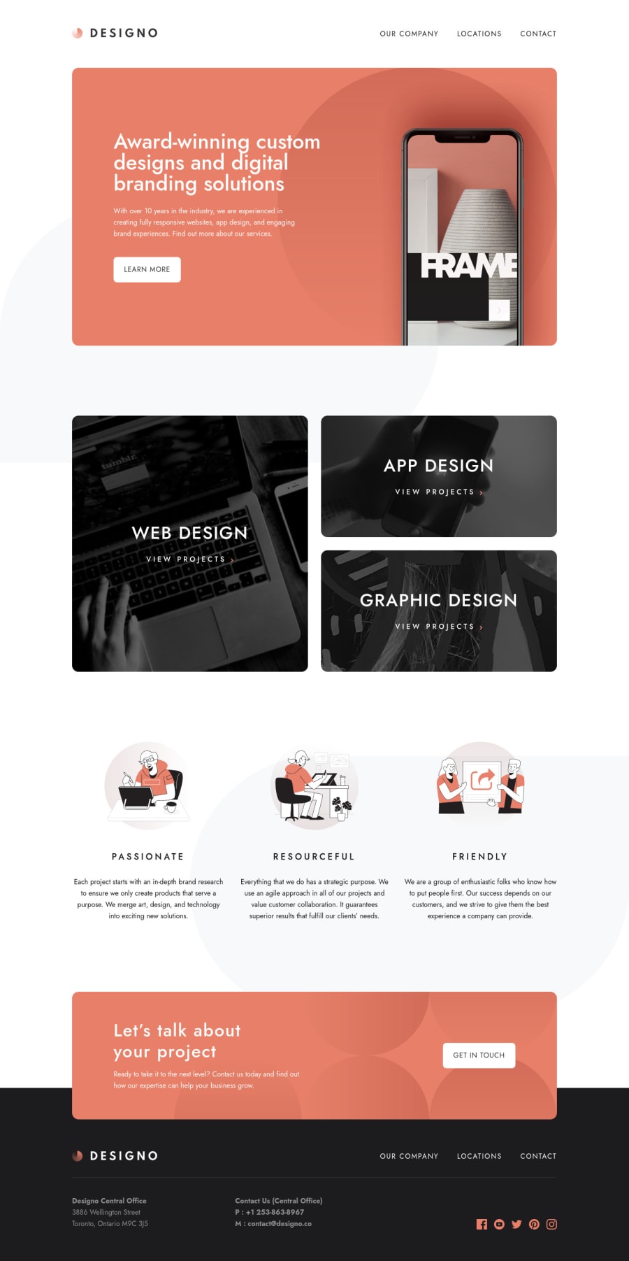 Frontend Mentor | Responsive Designo Multi-Page Website with Grid and ... Frontend Mentor | Responsive Designo Multi-Page Website with Grid and ...