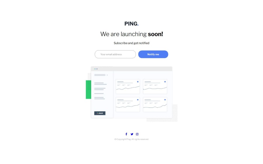 Frontend Mentor Basic Ping Website Using Basic Html Css And Js Coding Challenge Solution