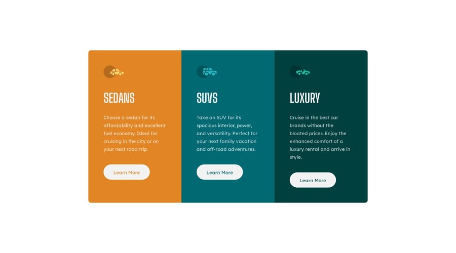 Frontend Mentor Mobile First Flex Layout Coding Challenge Solution