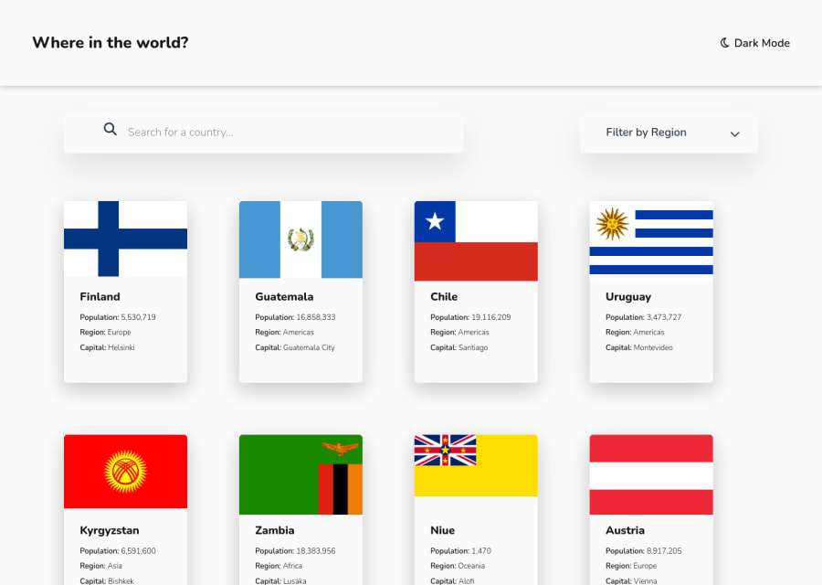 Frontend Mentor Responsive Rest Api Application Using Sass And