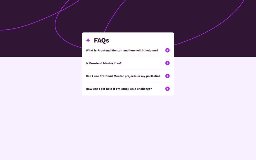 Frontend Mentor Frontend Mentor Faq Accordion Coding Challenge Solution