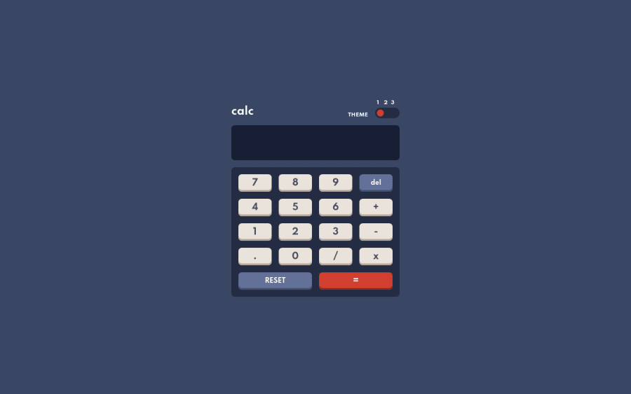 Frontend Mentor Basic Calculator Built With React And Tailwindcss