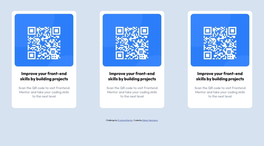 Frontend Mentor Qr Code Component With Html5 And Css Coding Challenge Solution 7146