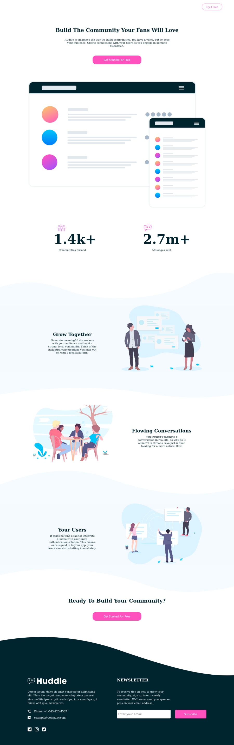 Frontend Mentor Mobile First Site Using Html Css Flexbox And Sass