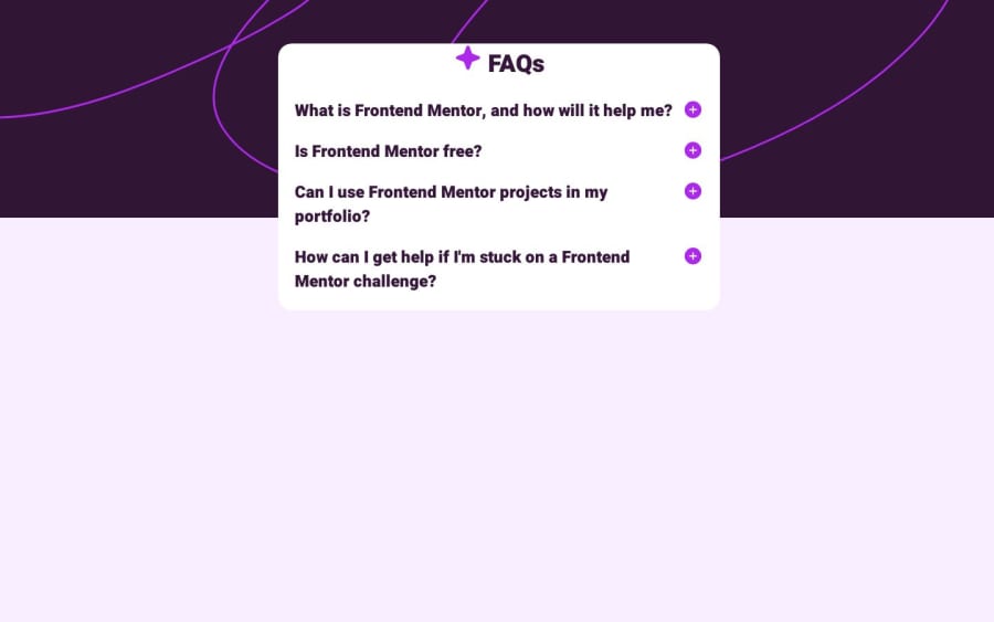 Frontend Mentor Accordeon Page Using Html Css And Js Coding Challenge Solution