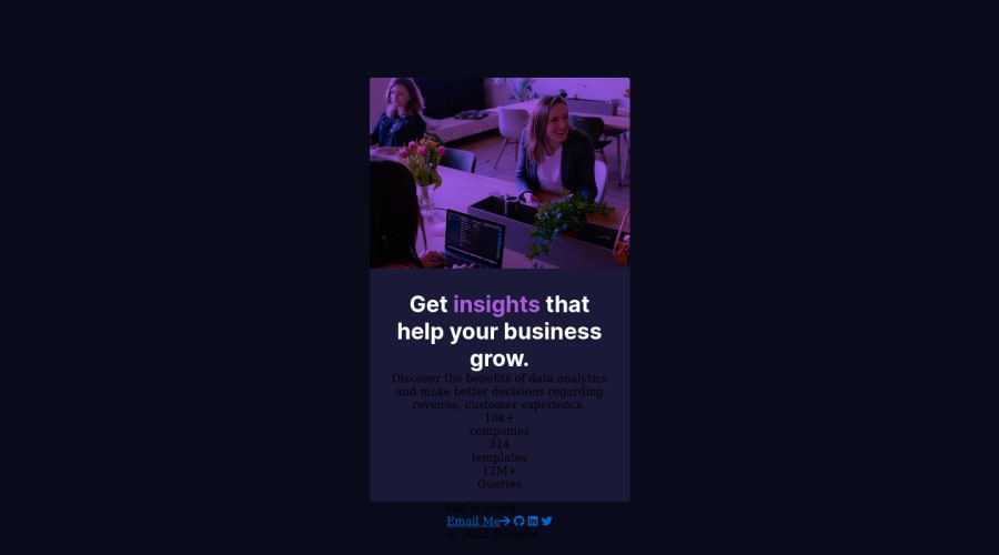 Frontend Mentor Landing Page Using Flex Coding Challenge Solution