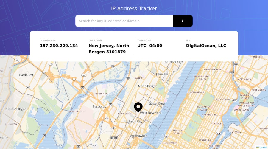 Frontend Mentor Ip Address Tracker Using Tailwind Css And Fetch