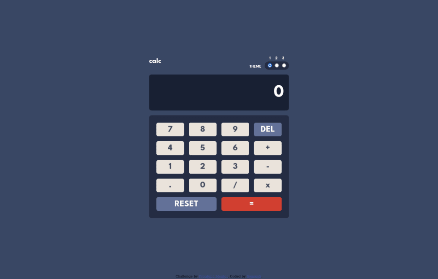 Frontend Mentor Calculator Webapp Using React Js And Css Coding Challenge Solution
