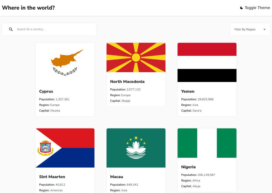 Frontend Mentor Rest Countries Api Project Built With React And Styled Components Coding 8429