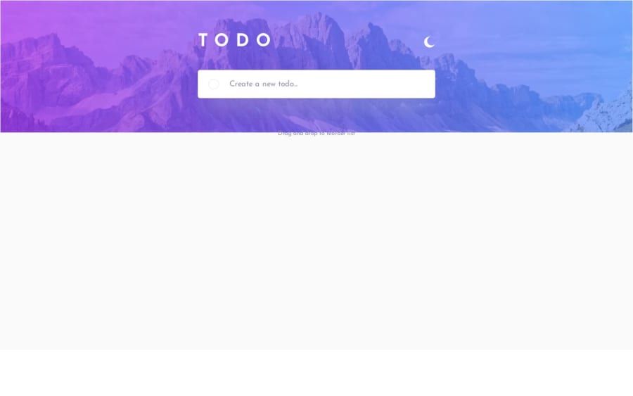 Frontend Mentor Todo App With React Redux Nextjs And React Dnd Coding Challenge Solution