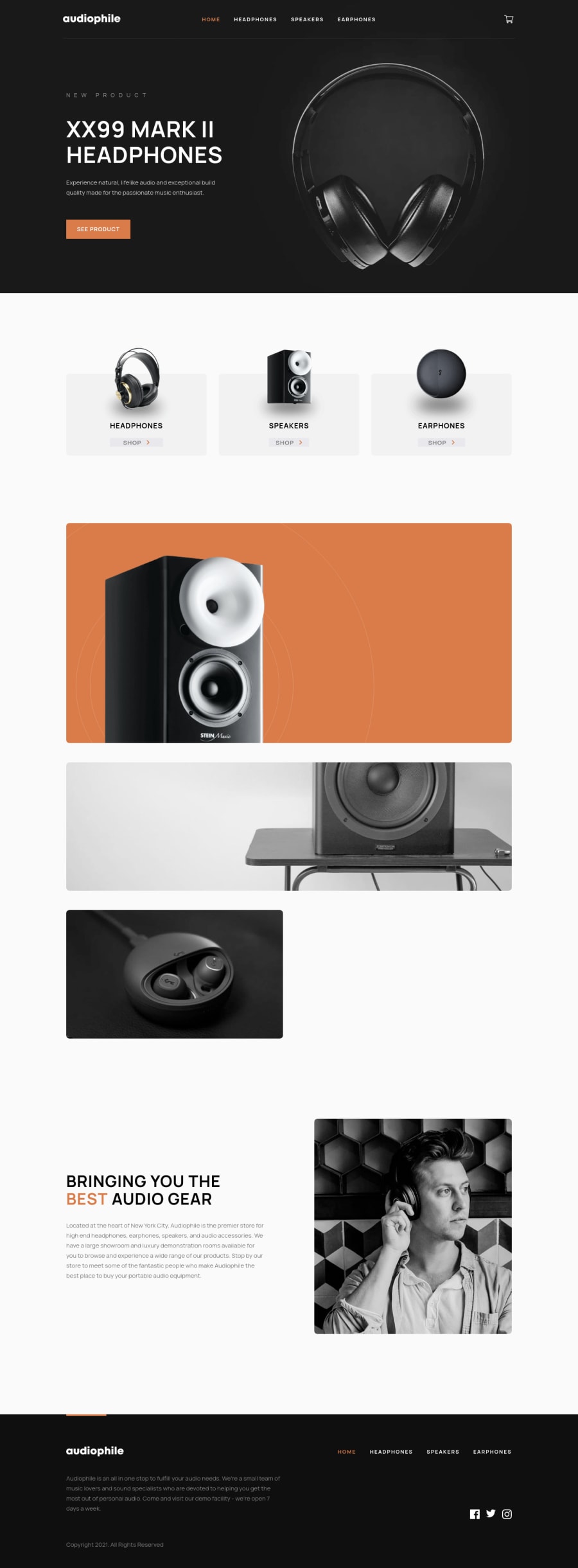 Frontend Mentor Updated Version Of My Audiophile Website Coding