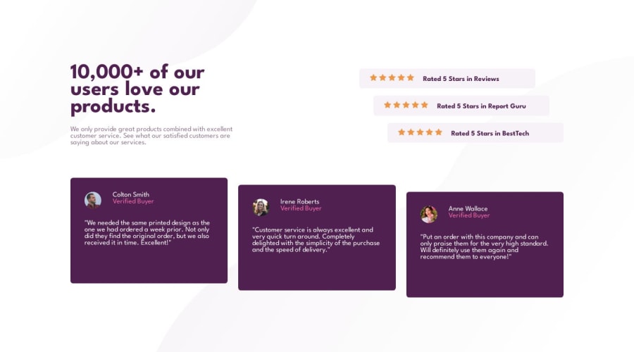 Frontend Mentor Responsive Layout Using Css Grid And Media Queries Coding Challenge Solution