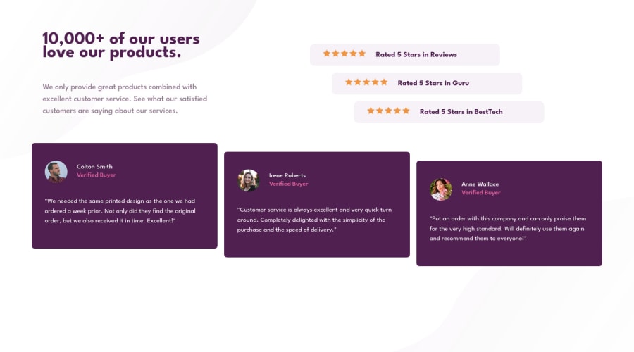 Frontend Mentor Social Proof Section With Css And Flexbox Coding