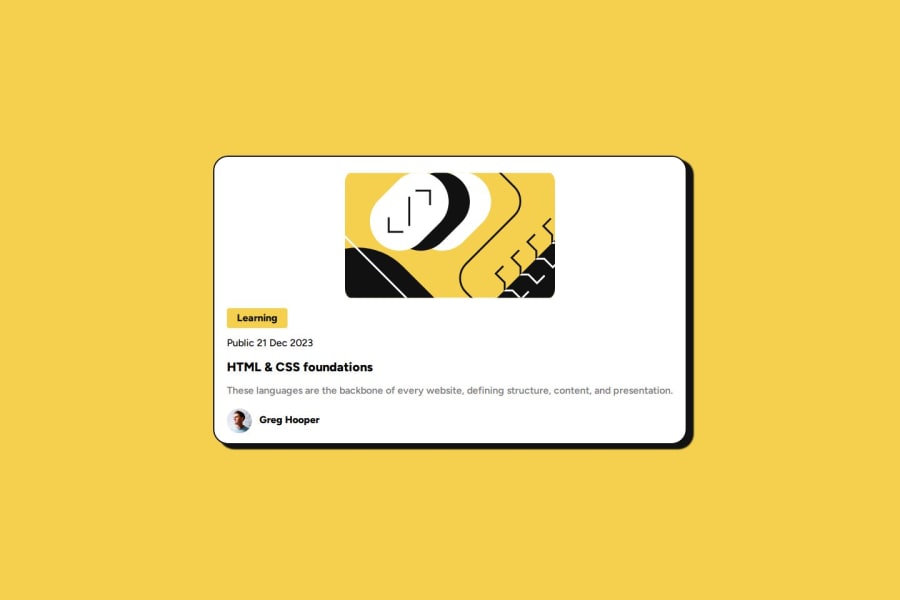 Frontend Mentor Responsive Card Using Grip And Flex Coding Challenge Solution