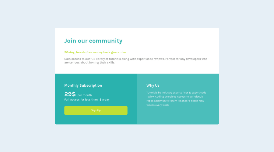 Frontend Mentor Simple Html Css Grid Website Coding Challenge Solution