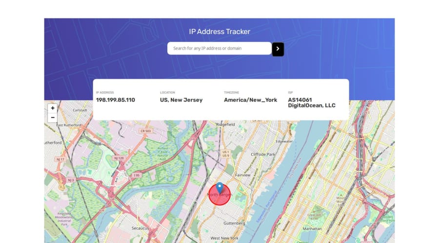 Frontend Mentor Ip Tracker Page With Html Css Flexbox Javascript Api And Others Coding