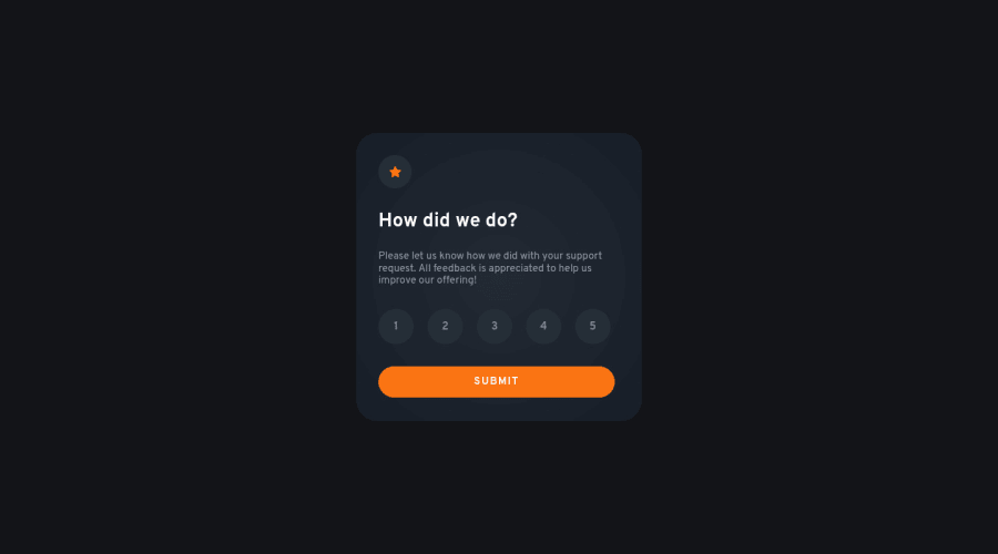 Frontend Mentor Frontend Mentor Interactive Rating Component Coding