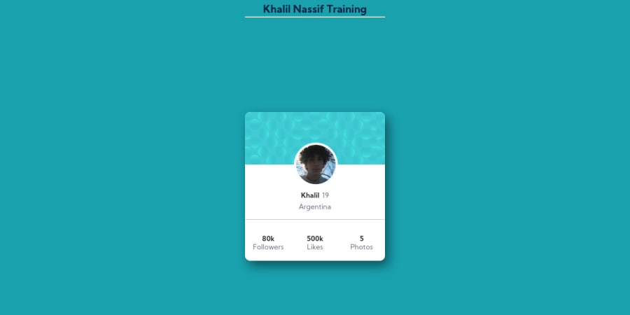 Frontend Mentor Profile Card Css3 Flexbox Coding Challenge Solution