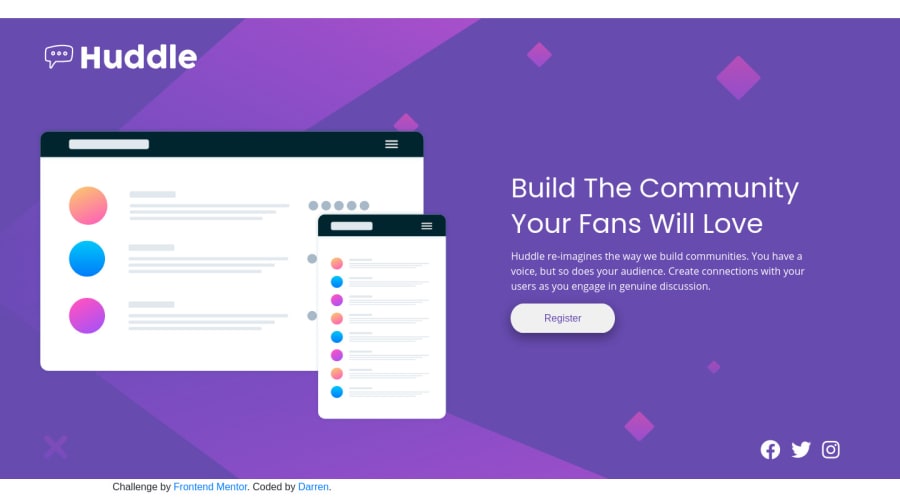 Frontend Mentor Landing Page Using Html Css And Bootstrap Coding