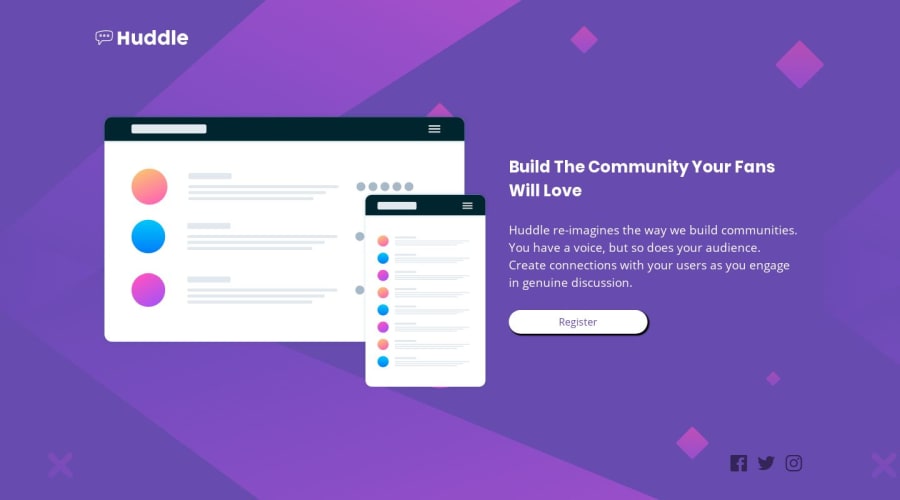 Frontend Mentor Mobile First Site Using Html5 Flexbox And Sass Coding