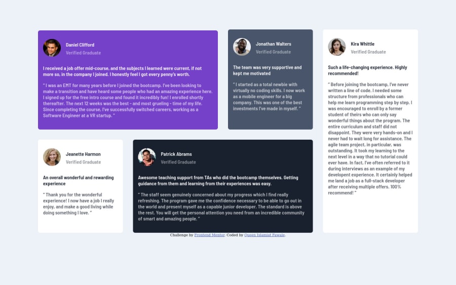 Frontend Mentor Responsive Landing Page Using Css Grid Coding