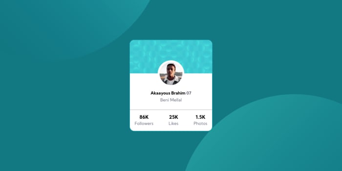 Frontend Mentor Brahimakaayous S Profile