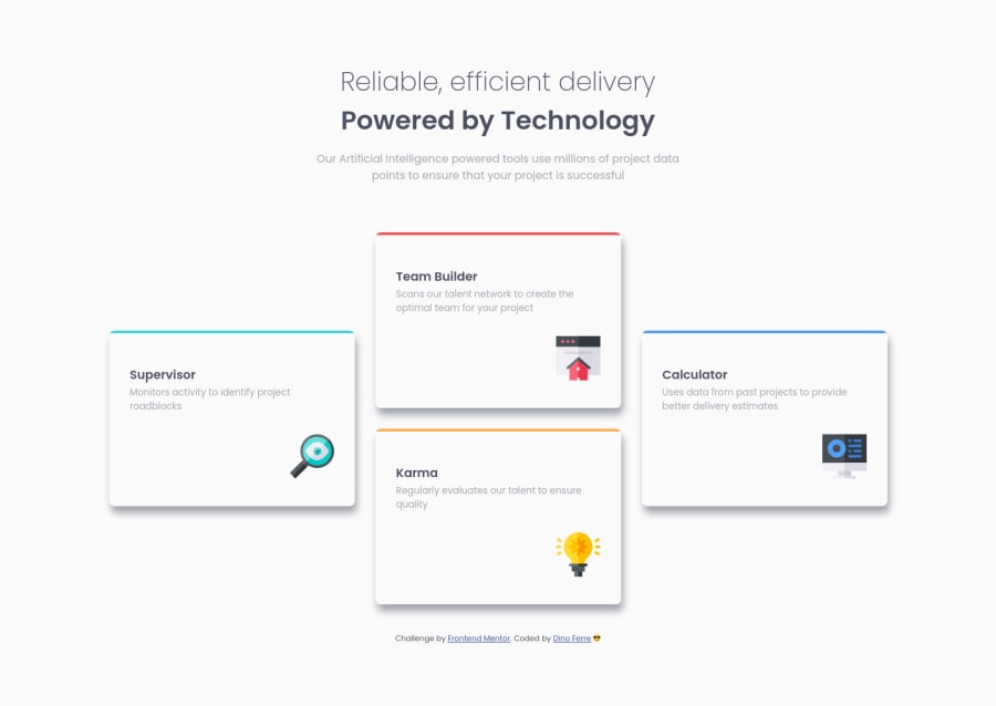 Frontend Mentor Responsive Css Grid Y Animations Coding Challenge