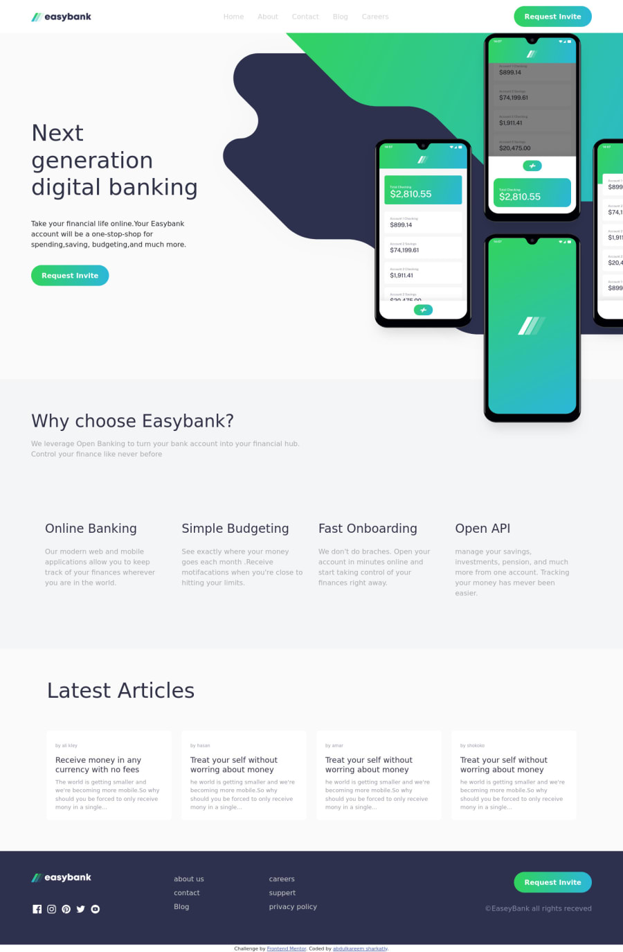 Frontend Mentor Bootstrap Grid Flexbox Coding Challenge Solution