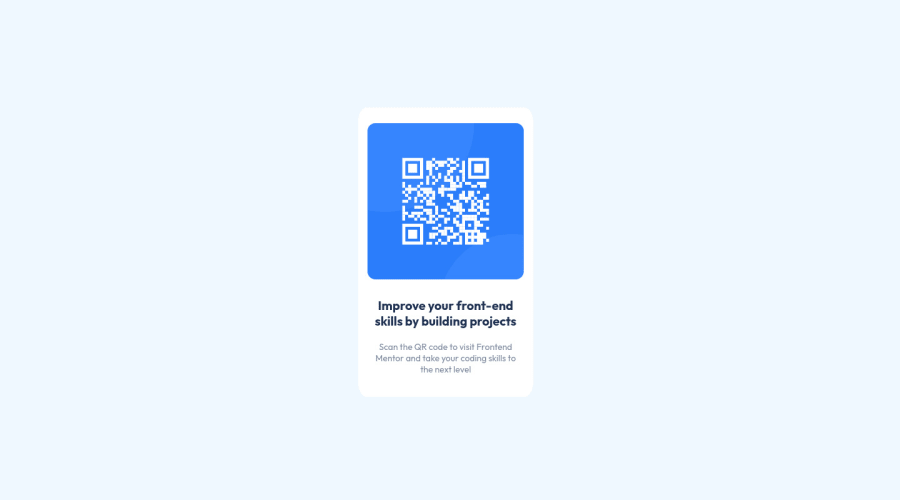 Frontend Mentor Qr Code Component Coding Challenge Solution