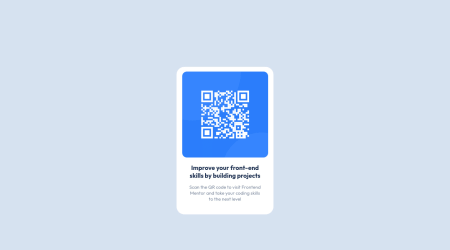 Frontend Mentor Qr Code In Css Using Vscode Coding Challenge Solution