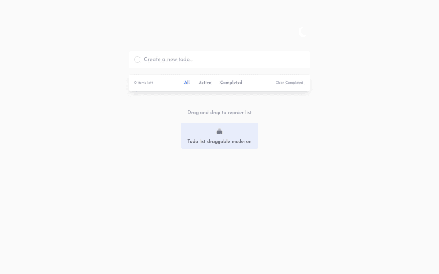 Frontend Mentor Responsive Todo List App With Drag N Drop Local