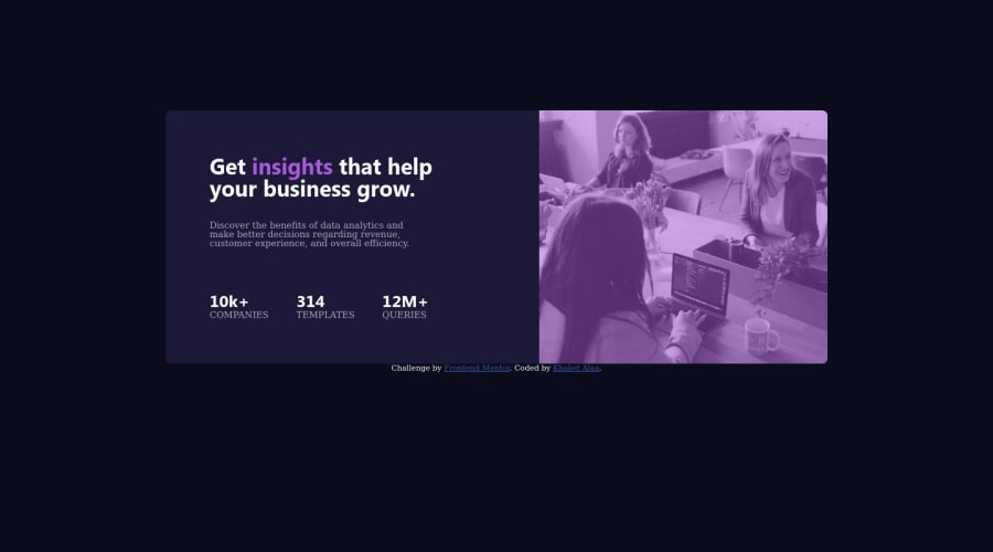 Frontend Mentor Stats Preview Card Component Using Html Css Media