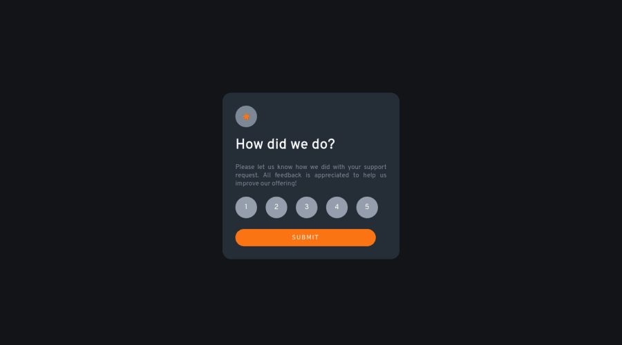 Frontend Mentor Responsive Rating Platform Using Html Css Javascript Coding Challenge Solution