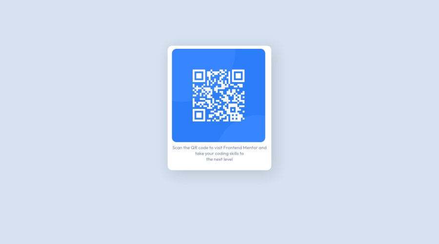 Frontend Mentor Qr Code Component Design Using Html Css Coding Challenge Solution
