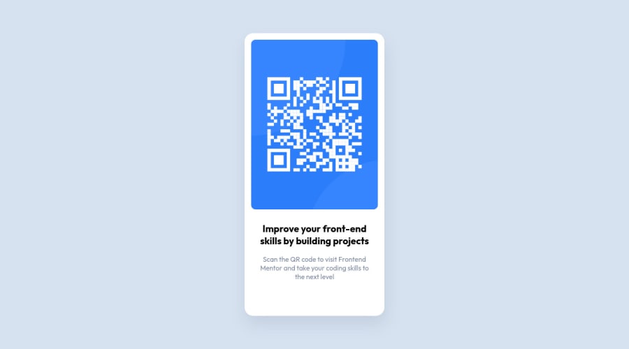 Frontend Mentor Qr Code Component Using Css Flexbox Coding Challenge