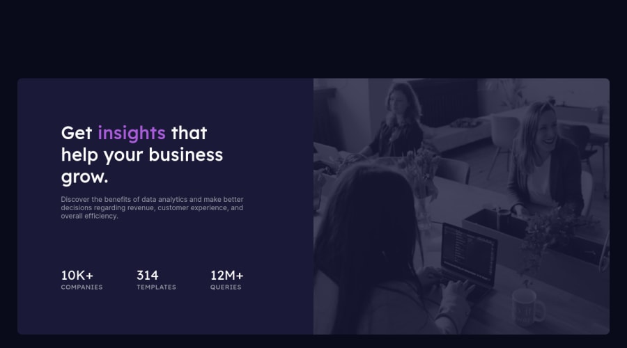 Frontend Mentor Pagina Responsiva Utilizando Display Flex Coding Challenge Solution