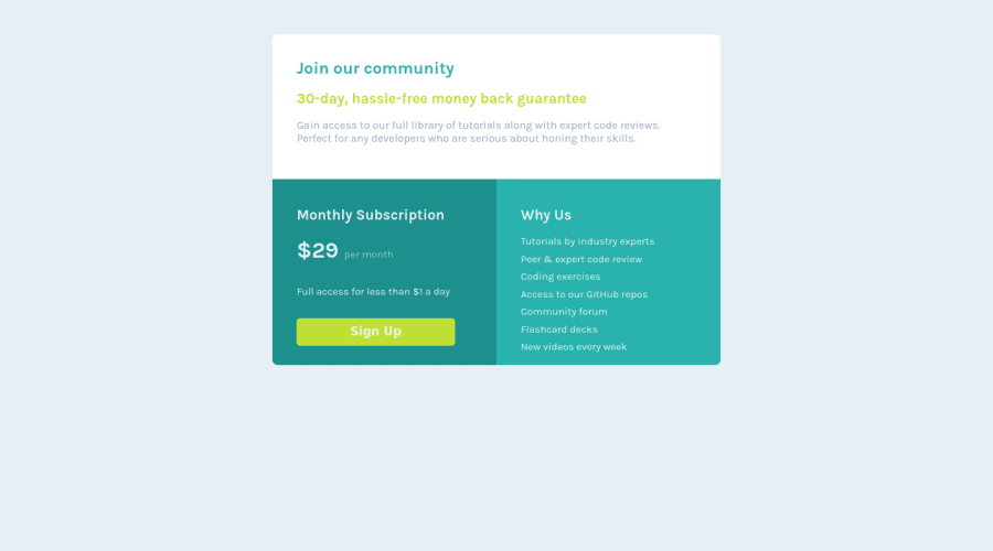 Frontend Mentor Html And Css Using Bootstrap Coding Challenge Solution