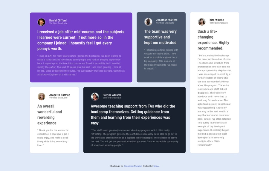 Frontend Mentor Responsive Landing Page Using Css Grid Coding