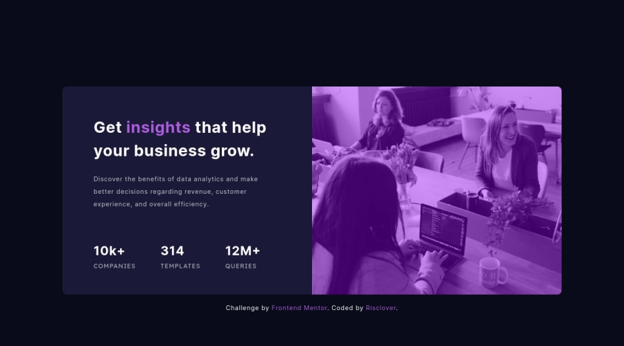 Frontend Mentor Stats Preview Card Component Using Html And Css W Flexbox Coding Challenge