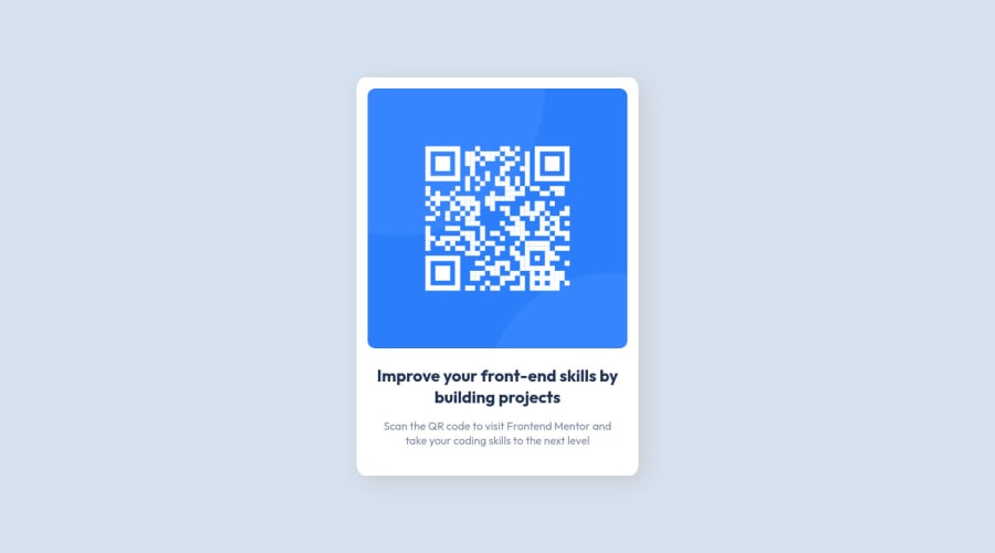Frontend Mentor Qr Code Using Sass Vite Flex And Grid Coding