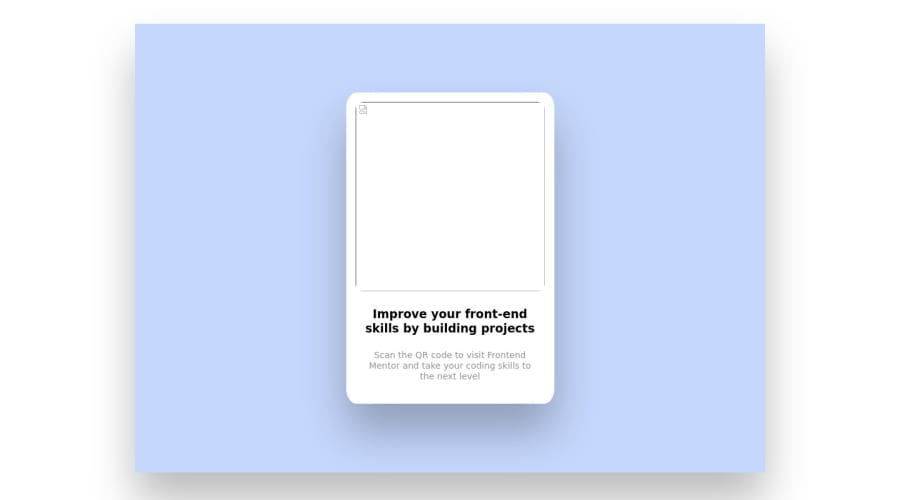 Frontend Mentor Responsive Qr Code Page Using Html Css Coding