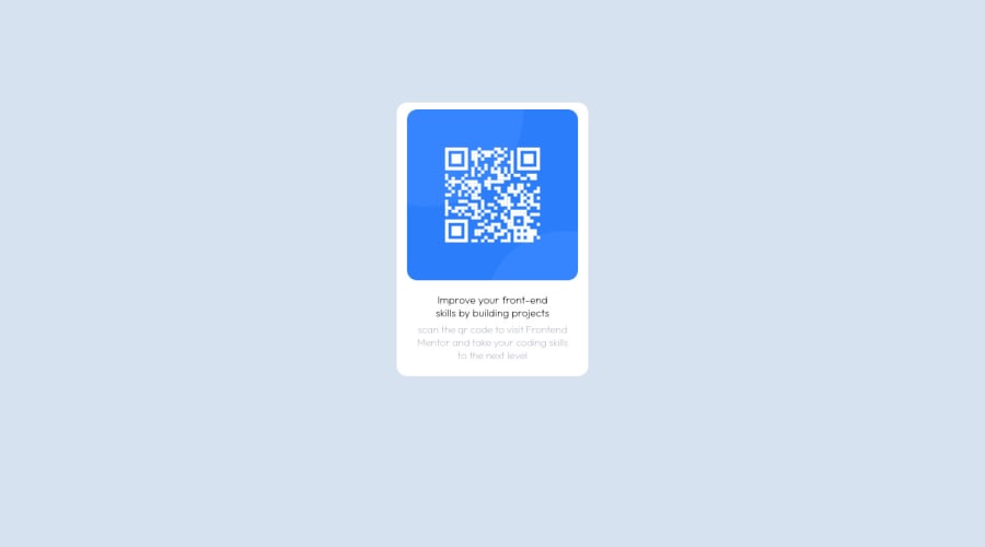 Frontend Mentor Qr Code Using Html And Css Basic Coding Challenge